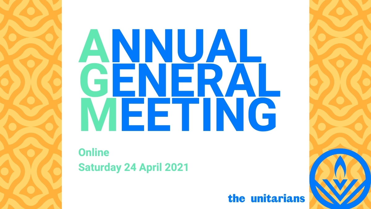 AGM Motions released - The Unitarians