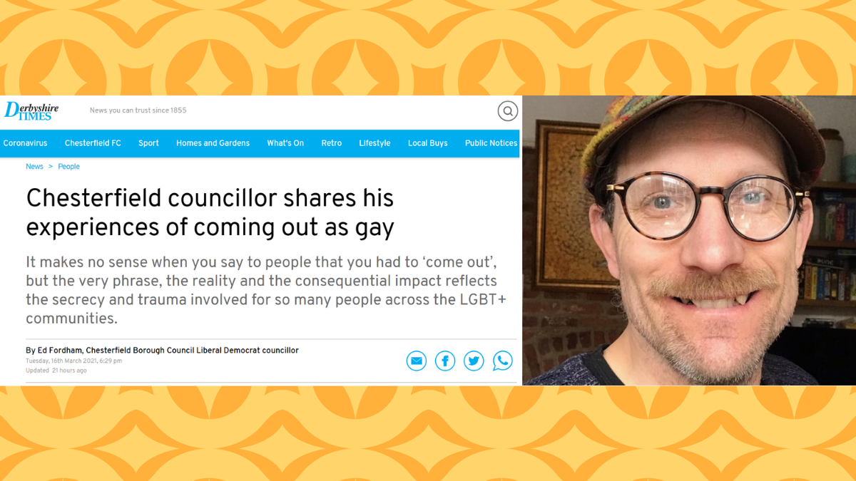 Unitarian campaigner and politician Ed Fordham shares his experiences ...