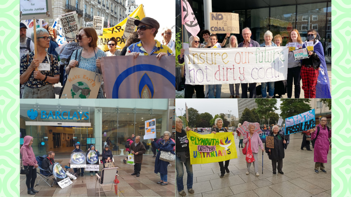 Unitarians take part in climate change demonstrations across UK - The ...