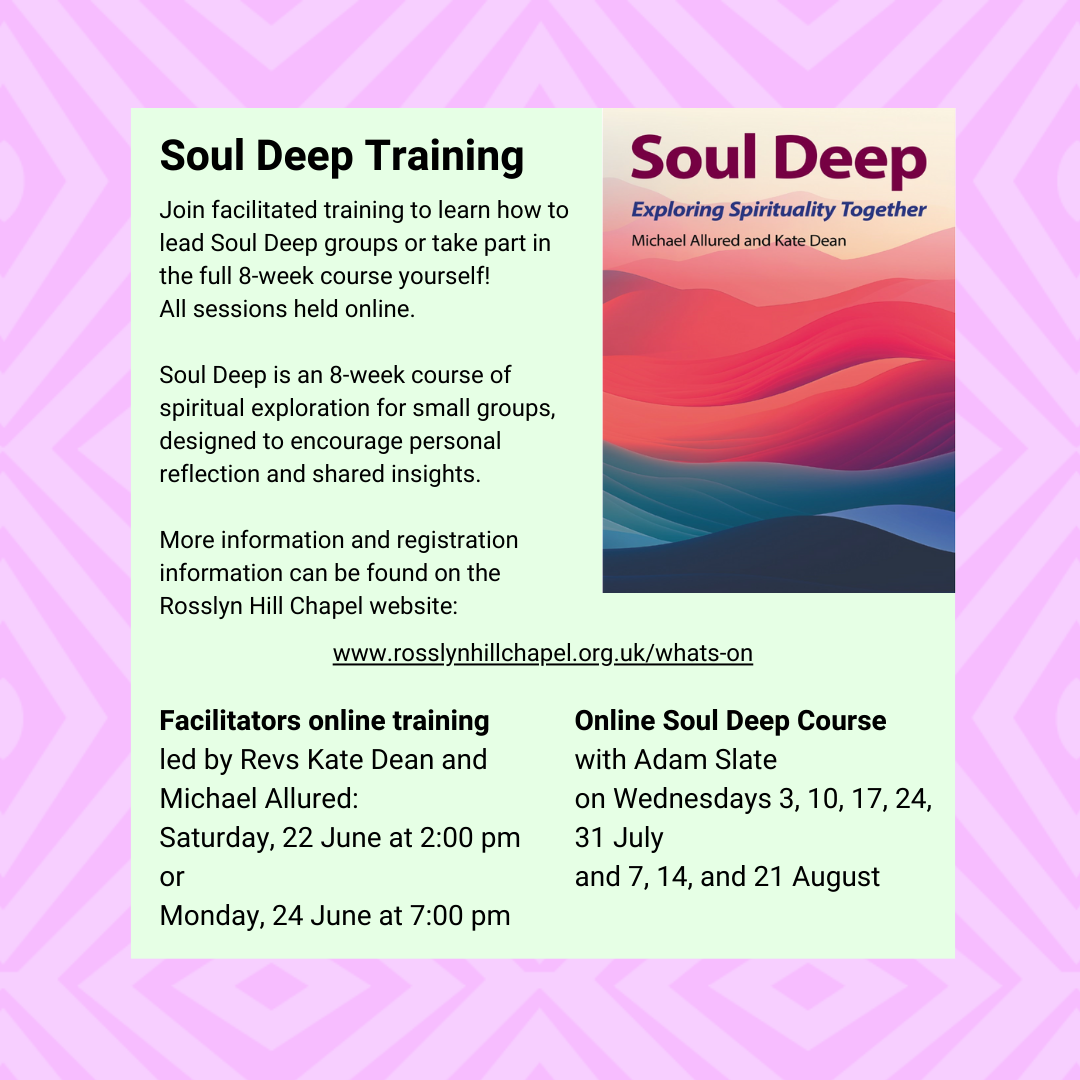 Soul Deep Faciliator Training - The Unitarians