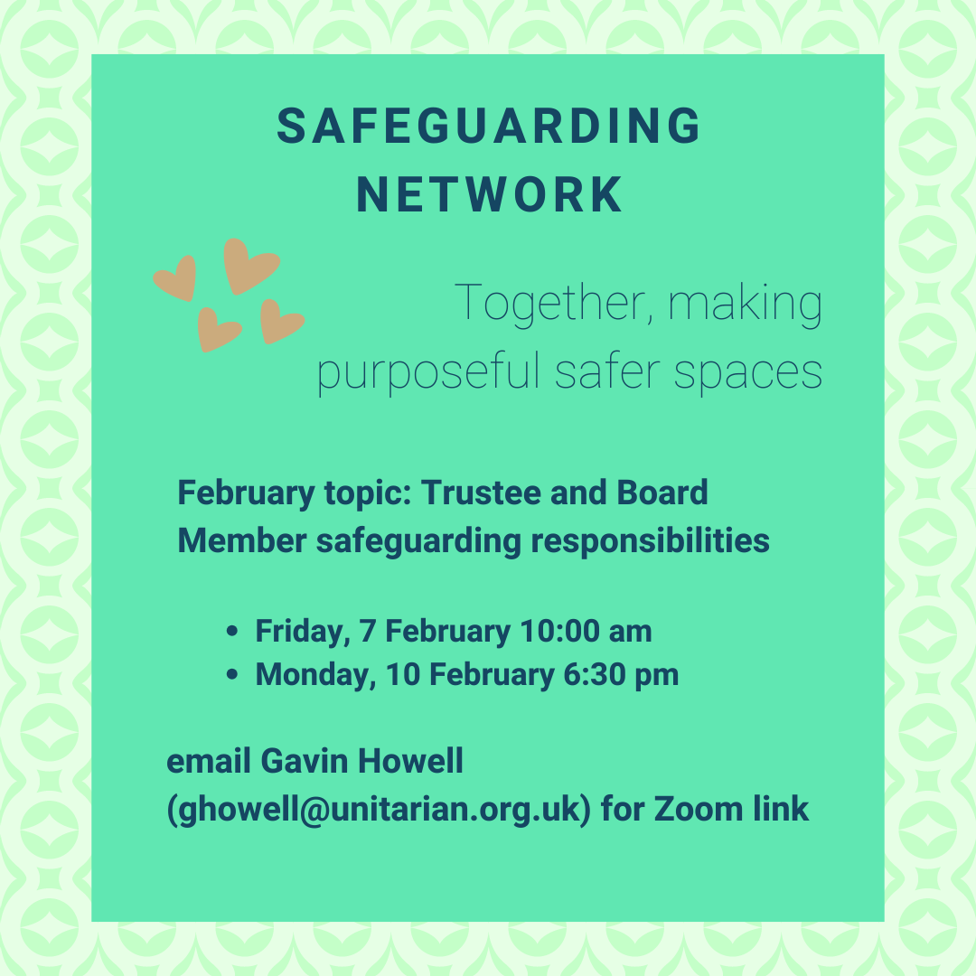 Safeguarding Network - The Unitarians