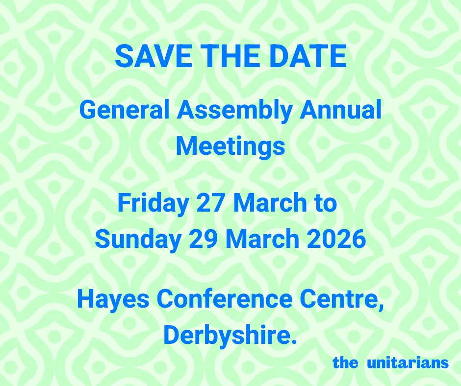 Save the date: 2026 GA Annual Meetings - The Unitarians